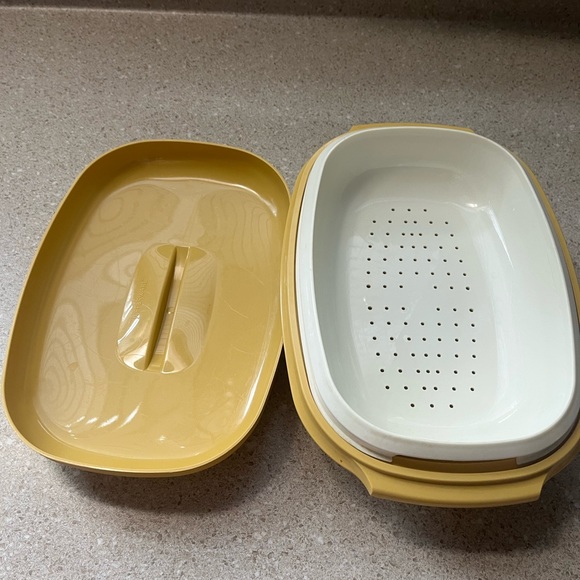 Tupperware | Dining | Vintage Tupperware Rice Etc Microwave Steamer ...